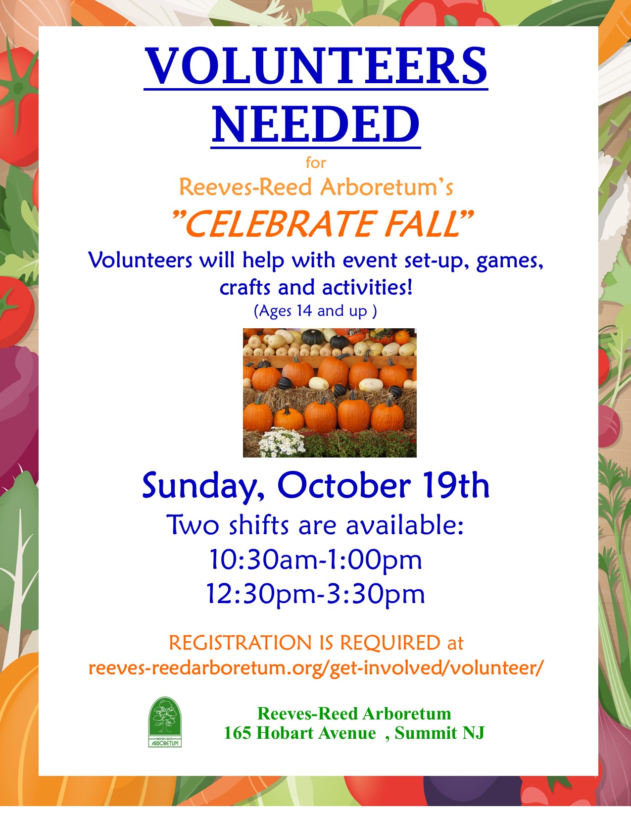 Volunteer - Reeves-Reed Arboretum